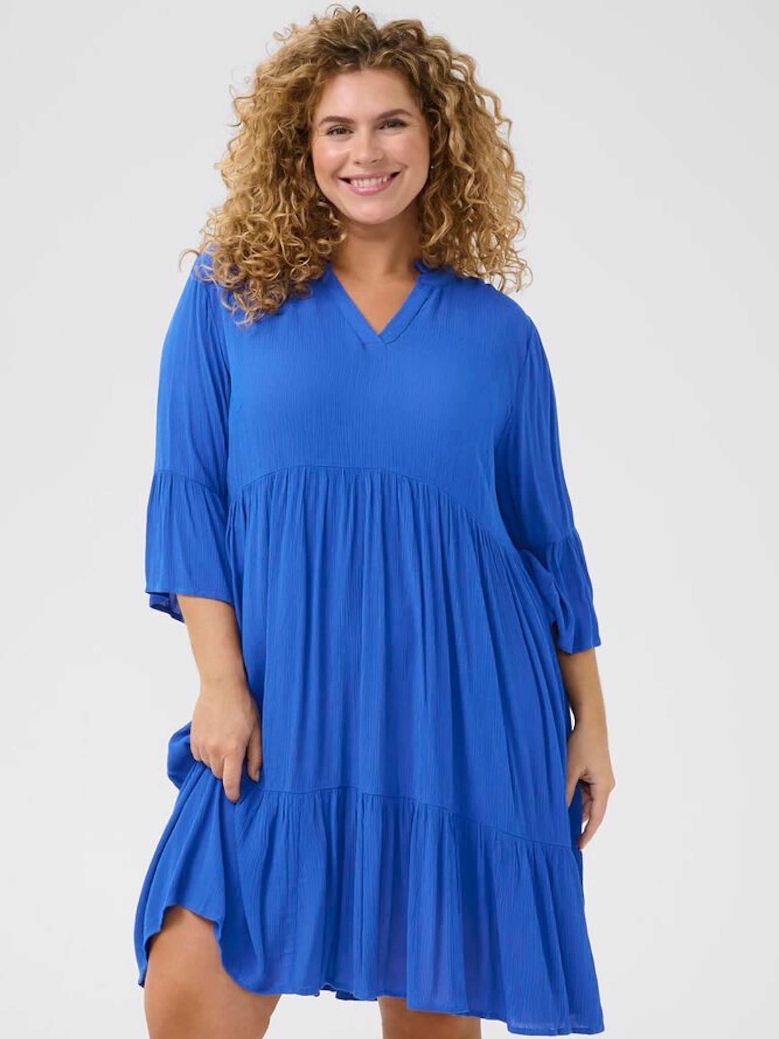 KAFFE CURVE | PLUS SIZE FASHION | ONLINE & Berlin | Summery tunic dress ...